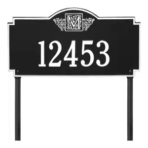 Monogram – Estate Lawn – One Line | American Cast Bronze - Veteran Owned