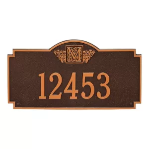 Monogram – Estate Wall – One Line | American Cast Bronze - Veteran Owned