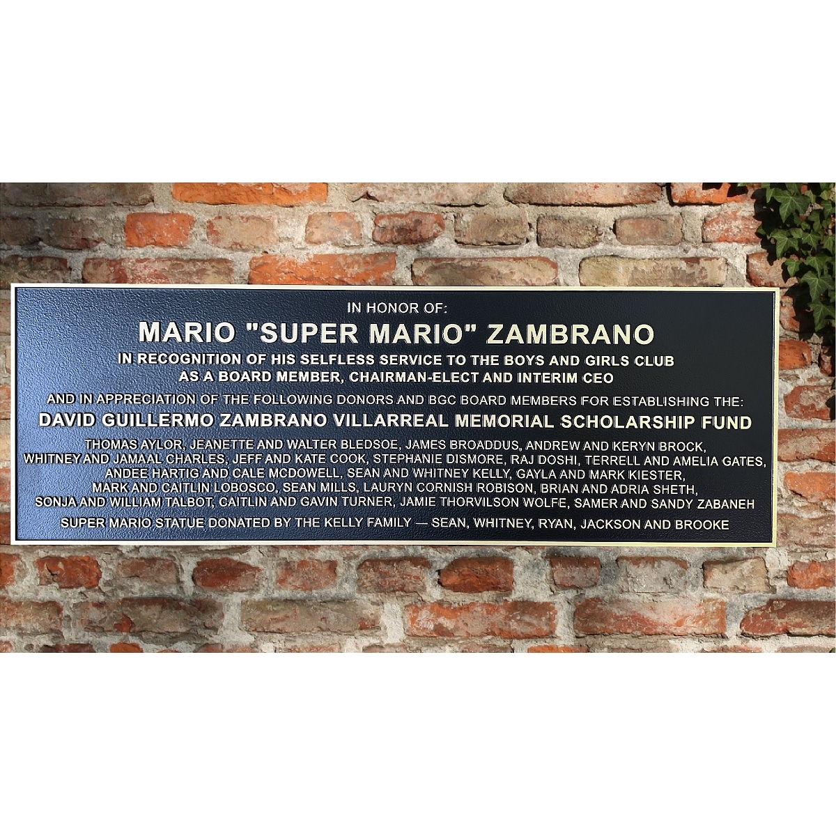 tooled bronze plaque - Premium Custom Engraved Solutions