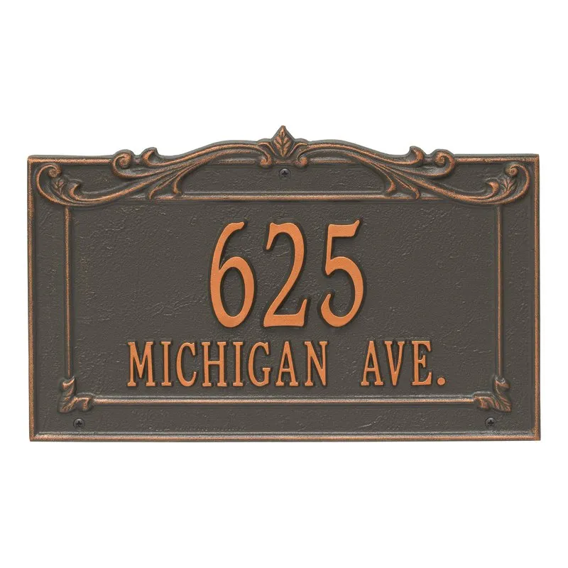 beautiful facade feature floral scroll wall plaque - Sheridan Grande ...